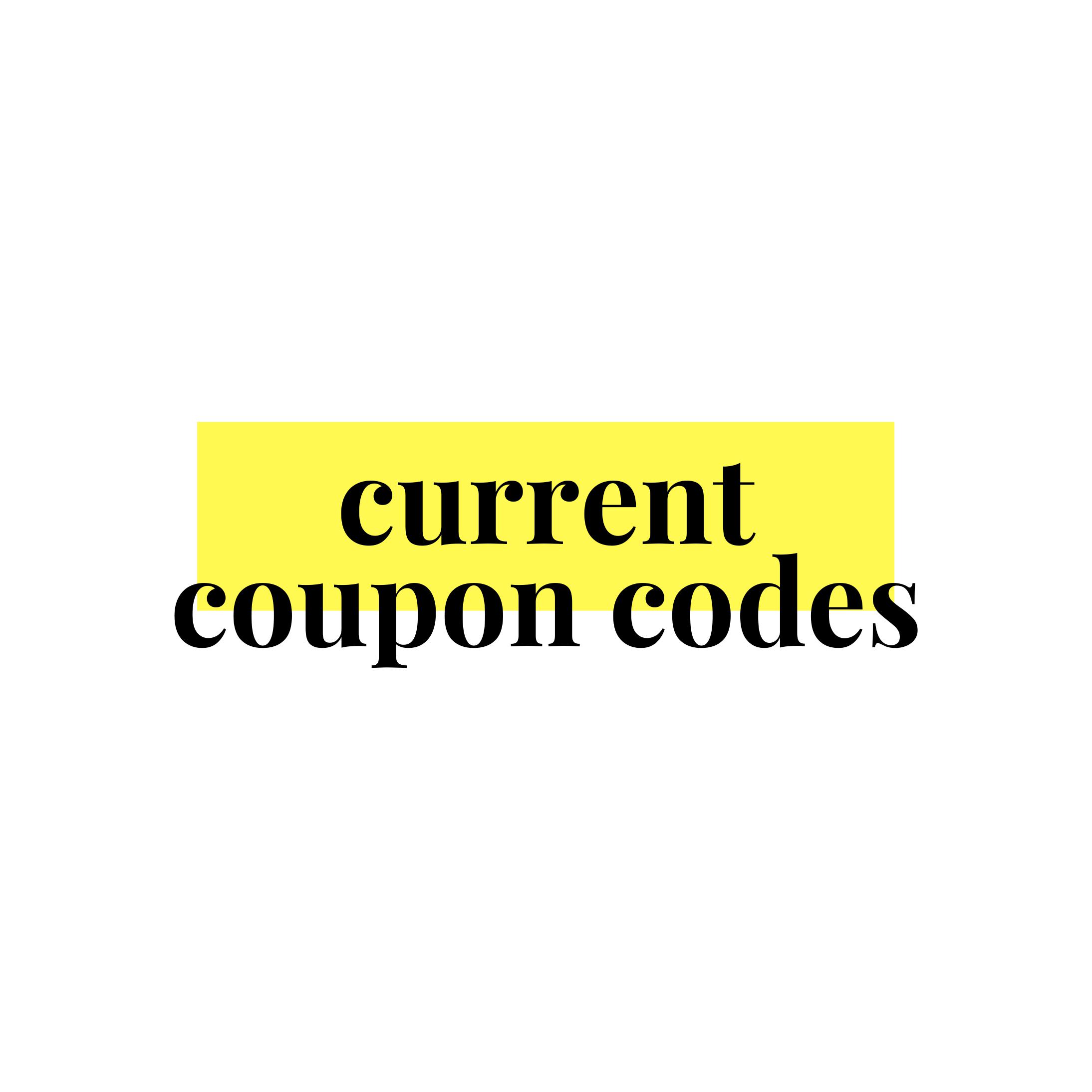 Current Coupon Codes Links Lynzy Co 